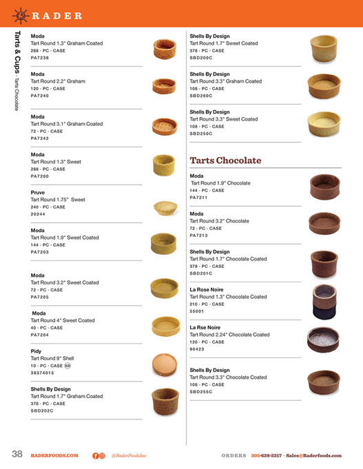 Rader Foods - Summer r2025 Product List - Page 38-39 - Created with Publitas.com