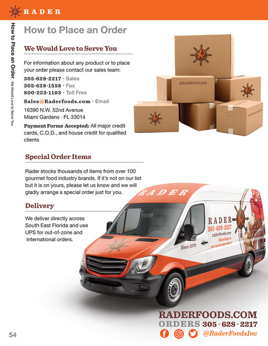 Rader Foods - Summer r2025 Product List - Page 54-55 - Created with Publitas.com