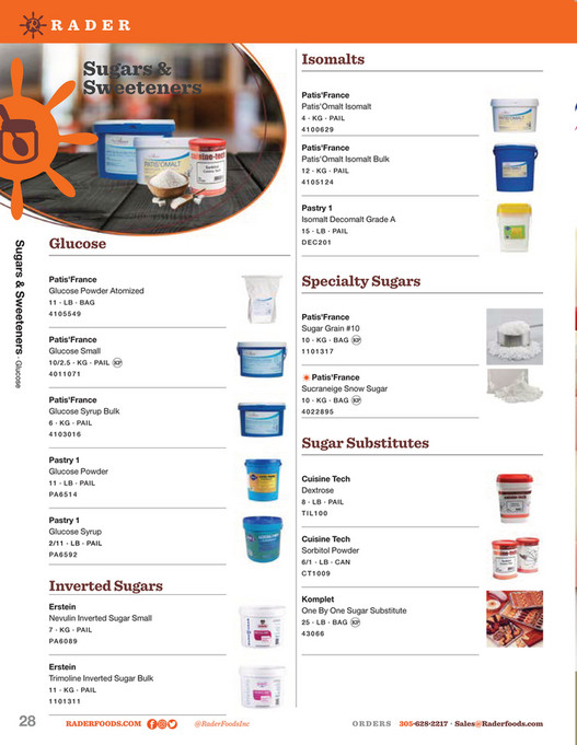 Rader Foods - Spring 2025 Product List - Page 28-29 - Created with Publitas.com