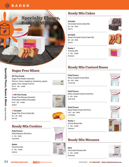 Rader Foods - Spring 2025 Product List - Page 24-25 - Created with Publitas.com