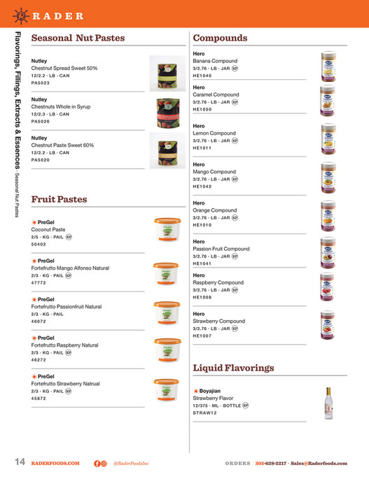 Rader Foods - Summer r2025 Product List - Page 14-15 - Created with Publitas.com