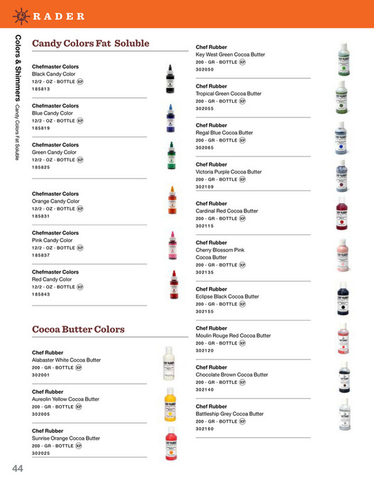 Rader Foods - Spring 2025 Product List - Page 44-45 - Created with Publitas.com
