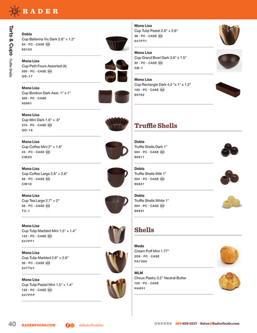 Rader Foods - Summer r2025 Product List - Page 40-41 - Created with Publitas.com