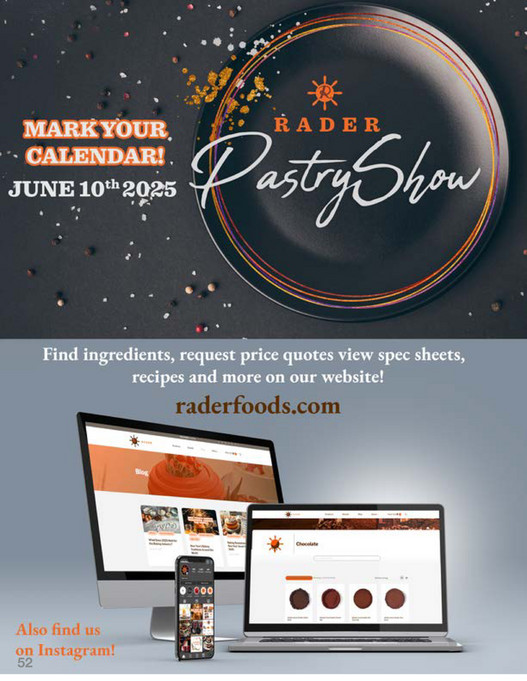 Rader Foods - Spring 2025 Product List - Page 52-53 - Created with Publitas.com