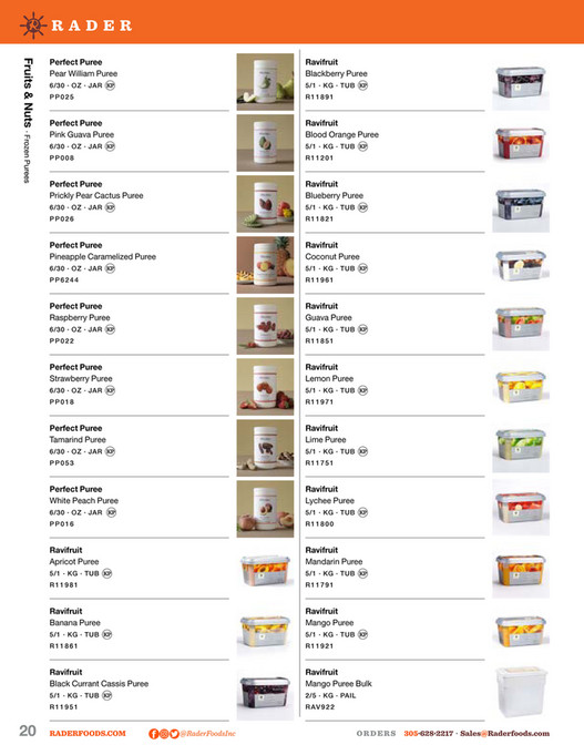 Rader Foods - Spring 2025 Product List - Page 20-21 - Created with Publitas.com