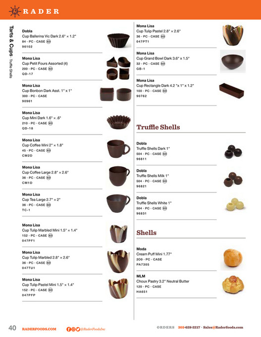Rader Foods - Spring 2025 Product List - Page 40-41 - Created with Publitas.com