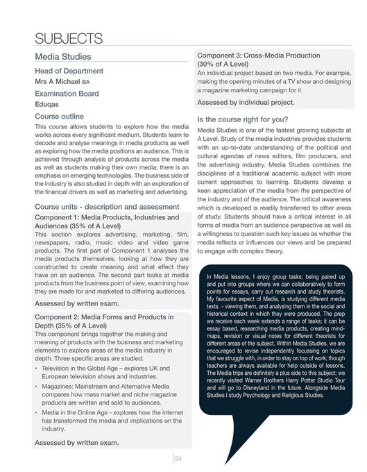 Reed's School - Sixth Form Handbook Web November 2022 - Page 26-27 - Created with Publitas.com