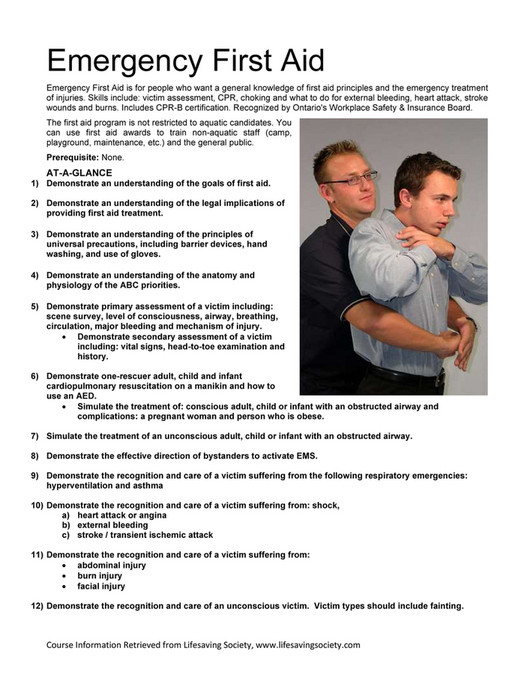 My publications - First Aid Information Package - Page 4-5 - Created ...