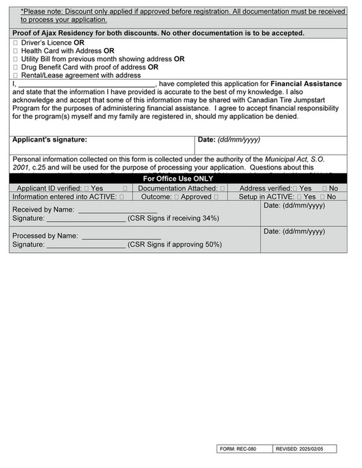 My publications - REC-080 Financial Assistance Application Form - Page 2 - Created with Publitas.com