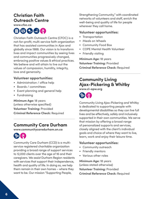 My publications - Ajax-Volunteer-Fair-2025_Booklet_Web - Page 8-9 - Created with Publitas.com