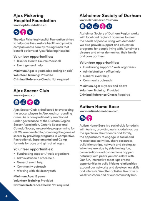 My publications - Ajax-Volunteer-Fair-2025_Booklet_Web - Page 6-7 - Created with Publitas.com