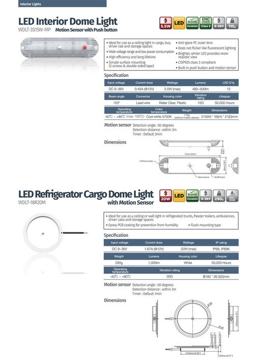 Weldex - Interior Lights - Page 6-7