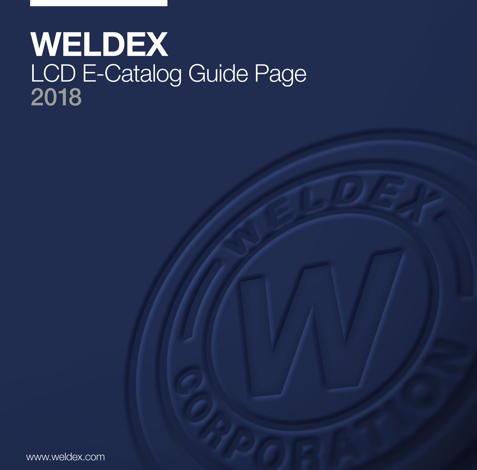 Weldex - Weldex LCD E-Catalog Guide Page - Page 1