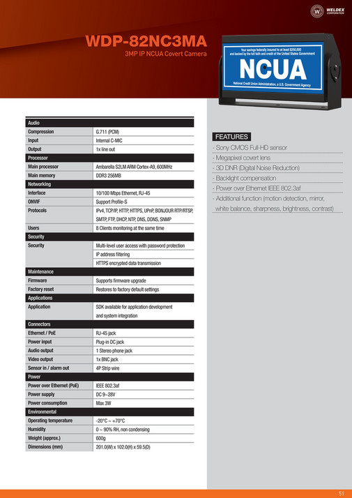 Weldex - 2024 Camera E-catalog - Page 50-51