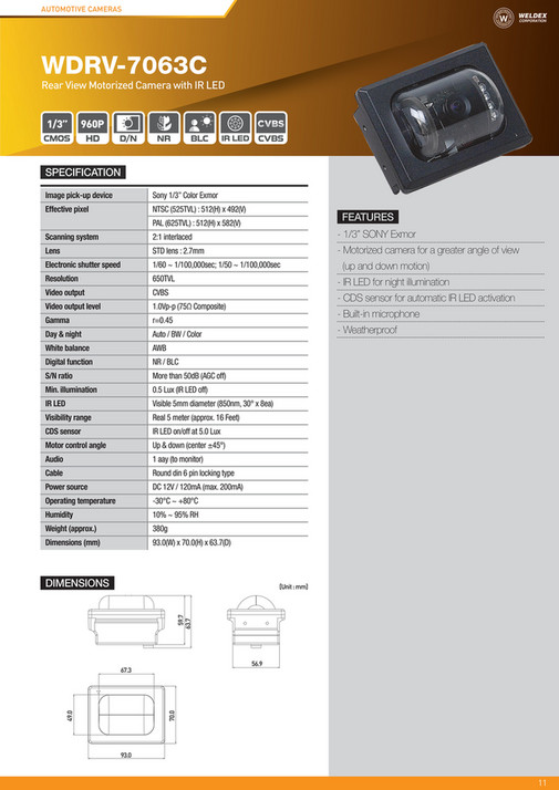 Weldex - Automotive Camera - Page 10-11