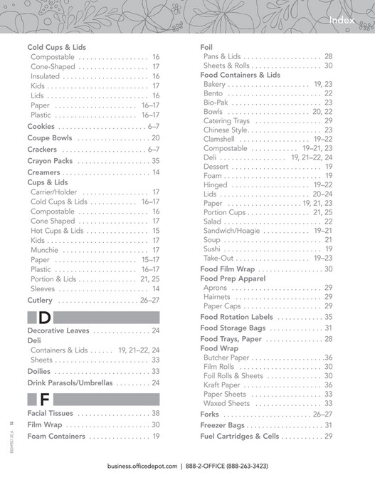 Office Depot Food Service & Cleaning Solutions Catalog Hawaii 20/21 ...