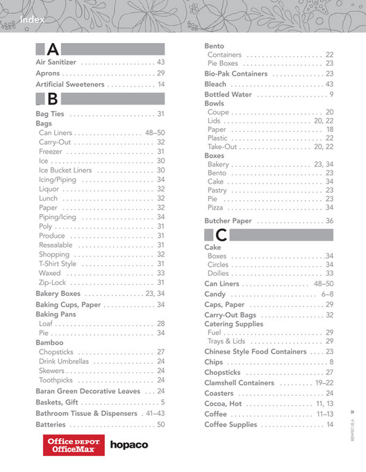 Office Depot Food Service & Cleaning Solutions Catalog Hawaii 20/21 ...