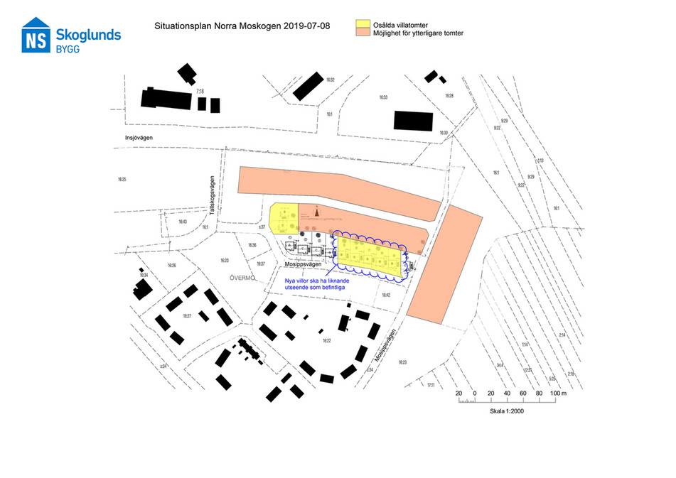 LB-Hus - Situationsplan Norra Moskogen - Sida 1