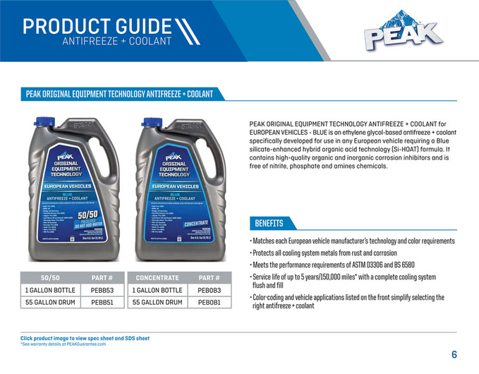 PEAK BlueDEF Final Charge PRODUCT CATALOG - Page 6-7 - Created with Publitas.com