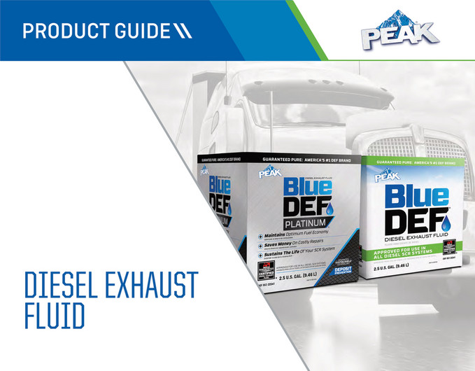 PEAK BlueDEF Final Charge PRODUCT CATALOG - Page 30-31 - Created with Publitas.com