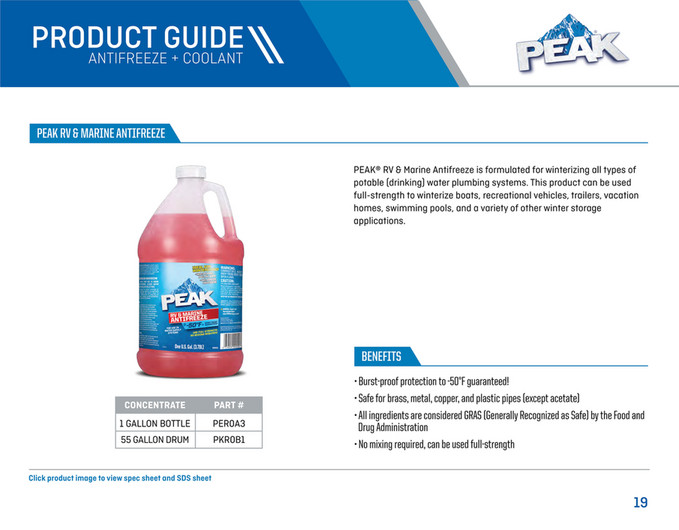PEAK BlueDEF Final Charge PRODUCT CATALOG - Page 20-21 - Created with Publitas.com