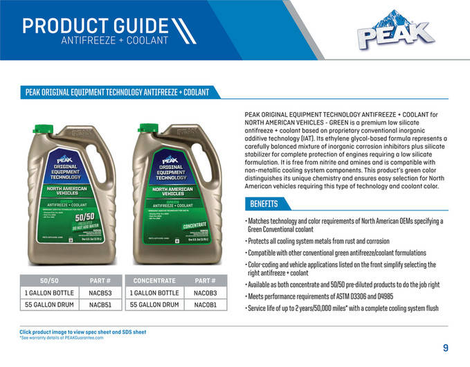 PEAK BlueDEF Final Charge PRODUCT CATALOG - Page 10-11 - Created with Publitas.com