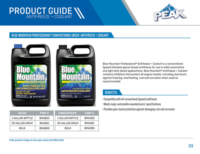 PEAK BlueDEF Final Charge PRODUCT CATALOG - Page 32-33 - Created with ...