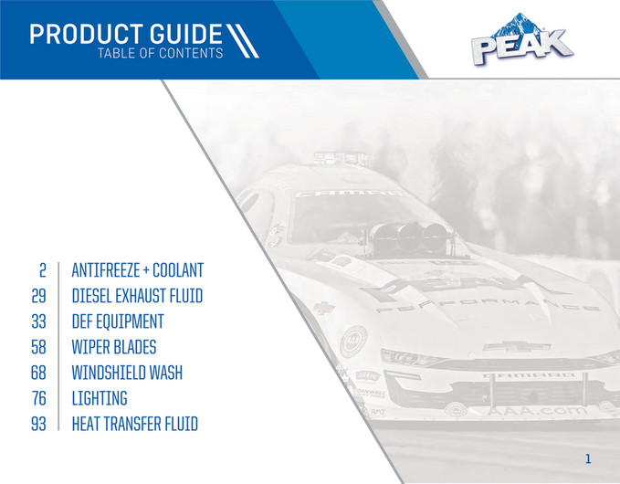 PEAK BlueDEF Final Charge PRODUCT CATALOG - Page 2-3 - Created with Publitas.com