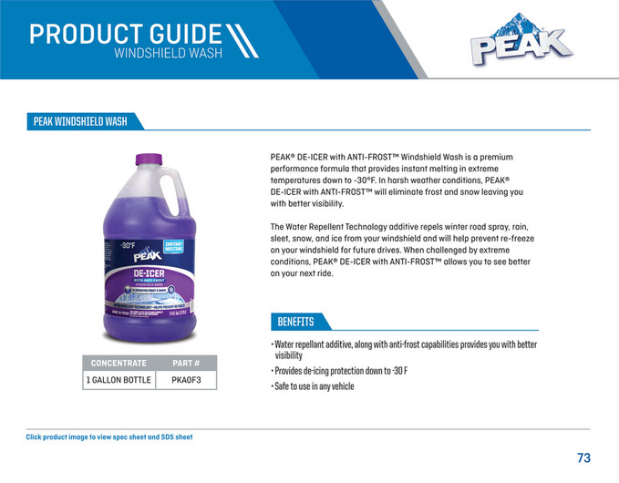 PEAK BlueDEF Final Charge PRODUCT CATALOG - Page 74-75 - Created with Publitas.com