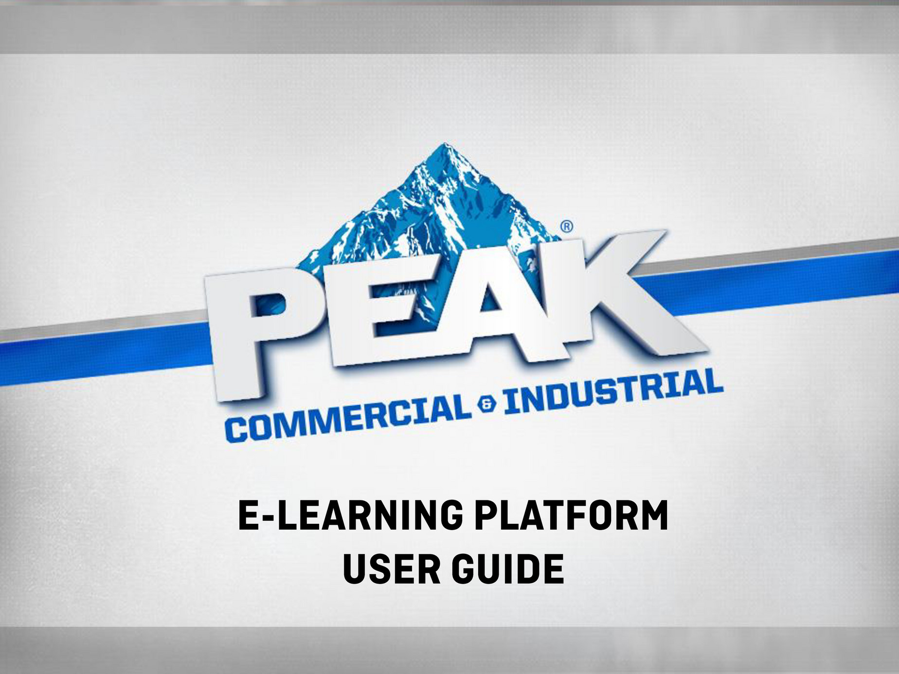 PEAK - E-Learning Platform User Guide - Page 1 - Created with Publitas.com
