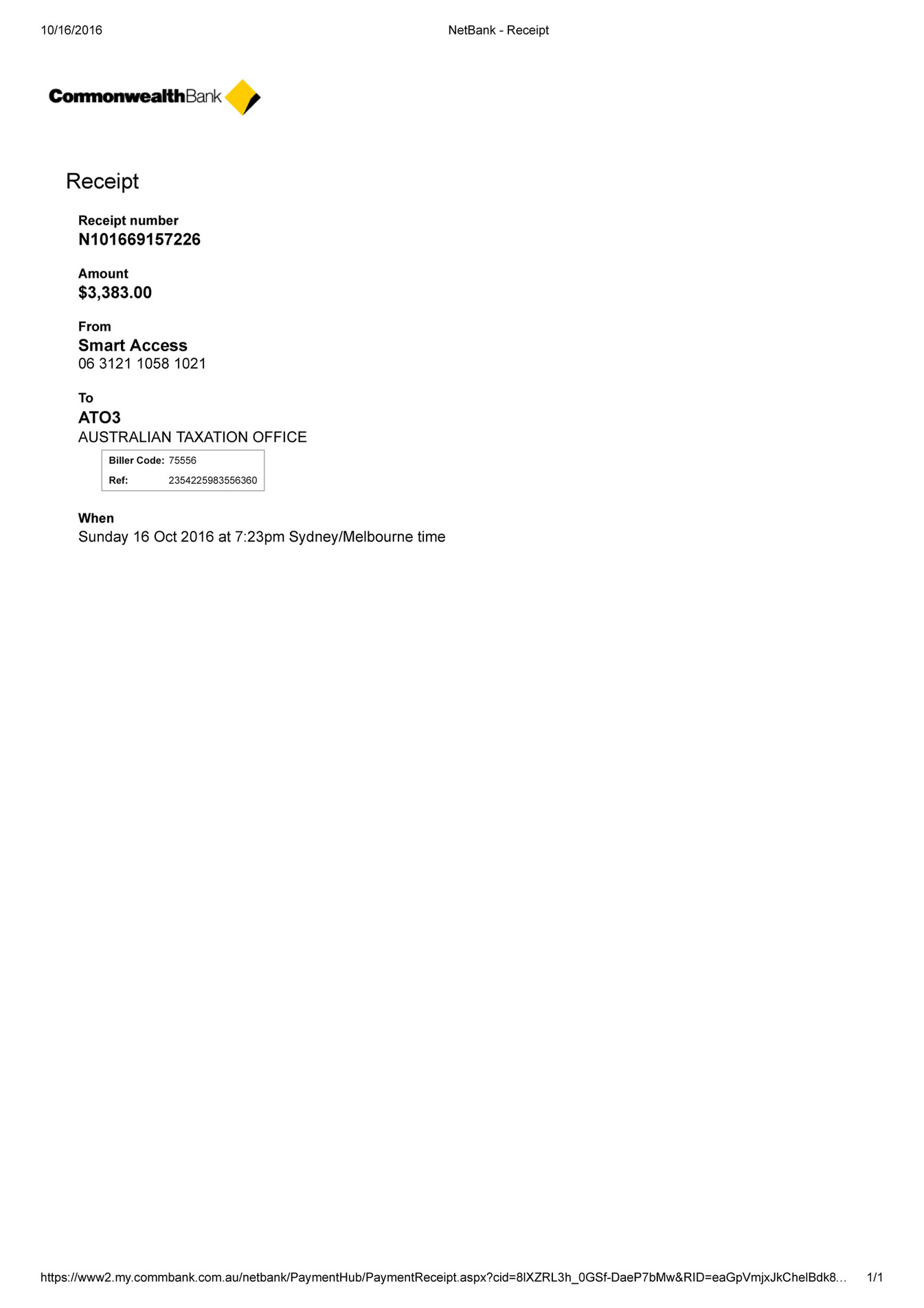 Ye Lin Ko - NetBank - Receipt - Page 1 - Created with Publitas.com