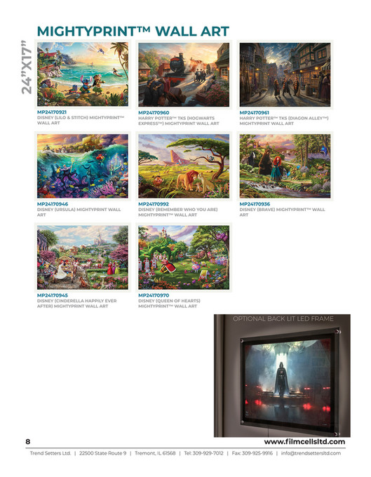 TREND SETTERS LTD. - THOMAS KINKADE CATALOG 2024 - Page 8-9 - Created with Publitas.com