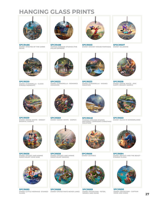 TREND SETTERS LTD. - THOMAS KINKADE CATALOG 2024 - Page 26-27 - Created with Publitas.com