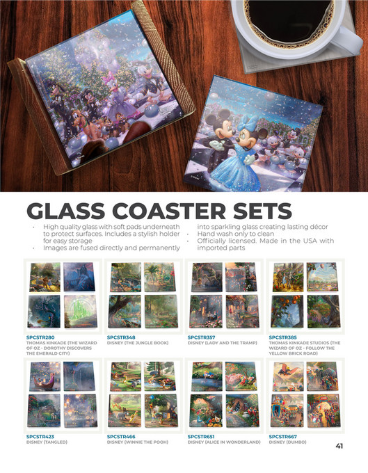 TREND SETTERS LTD. - THOMAS KINKADE CATALOG 2024 - Page 40-41 - Created with Publitas.com