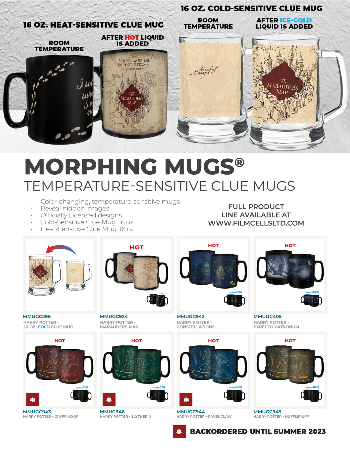 Trend Setters Ltd. - Morphing Mugs® Temperature-Sensitive Clue Mugs ...