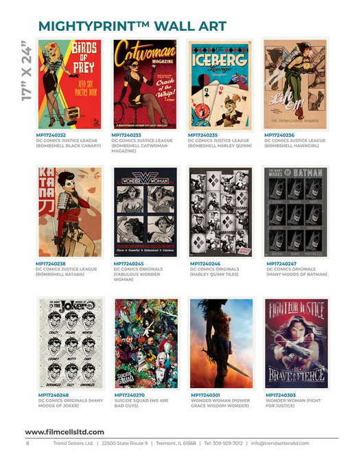 DC Comics Catalog 2024 - Trend Setters Ltd. - Page 8-9 - Created with Publitas.com