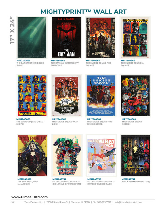 DC Comics Catalog 2024 - Trend Setters Ltd. - Page 16-17 - Created with Publitas.com