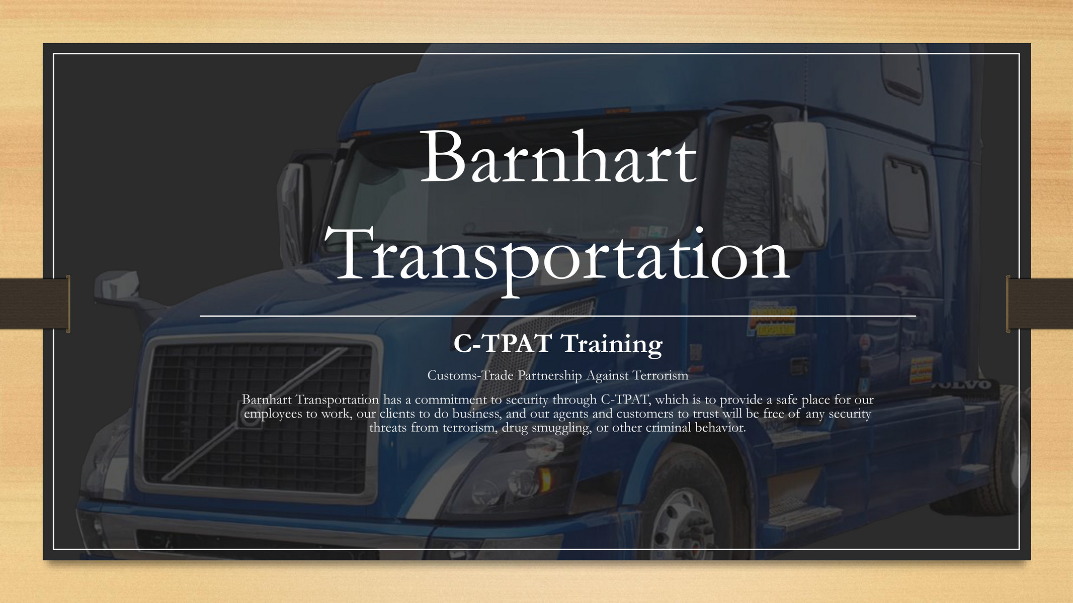 My publications - C-TPAT Barnhart Transportation Safety Training - Page ...