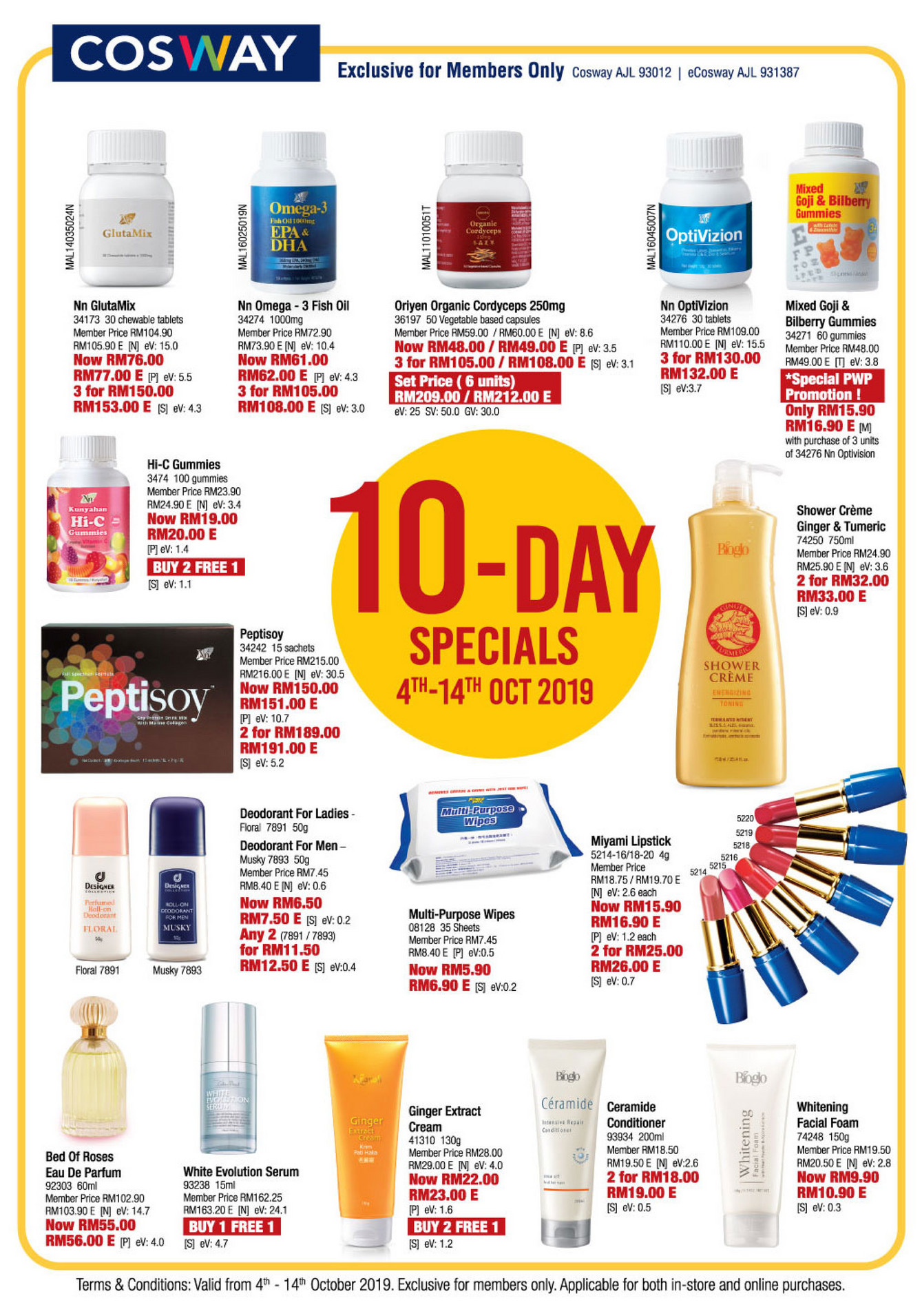 Cosway Malaysia - 10 Days Special Oct 2019 - Page 1