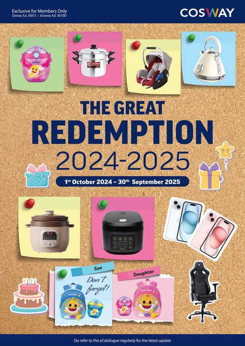 Cosway Malaysia - The Great Redemption 2024 - 2025 - Page 1