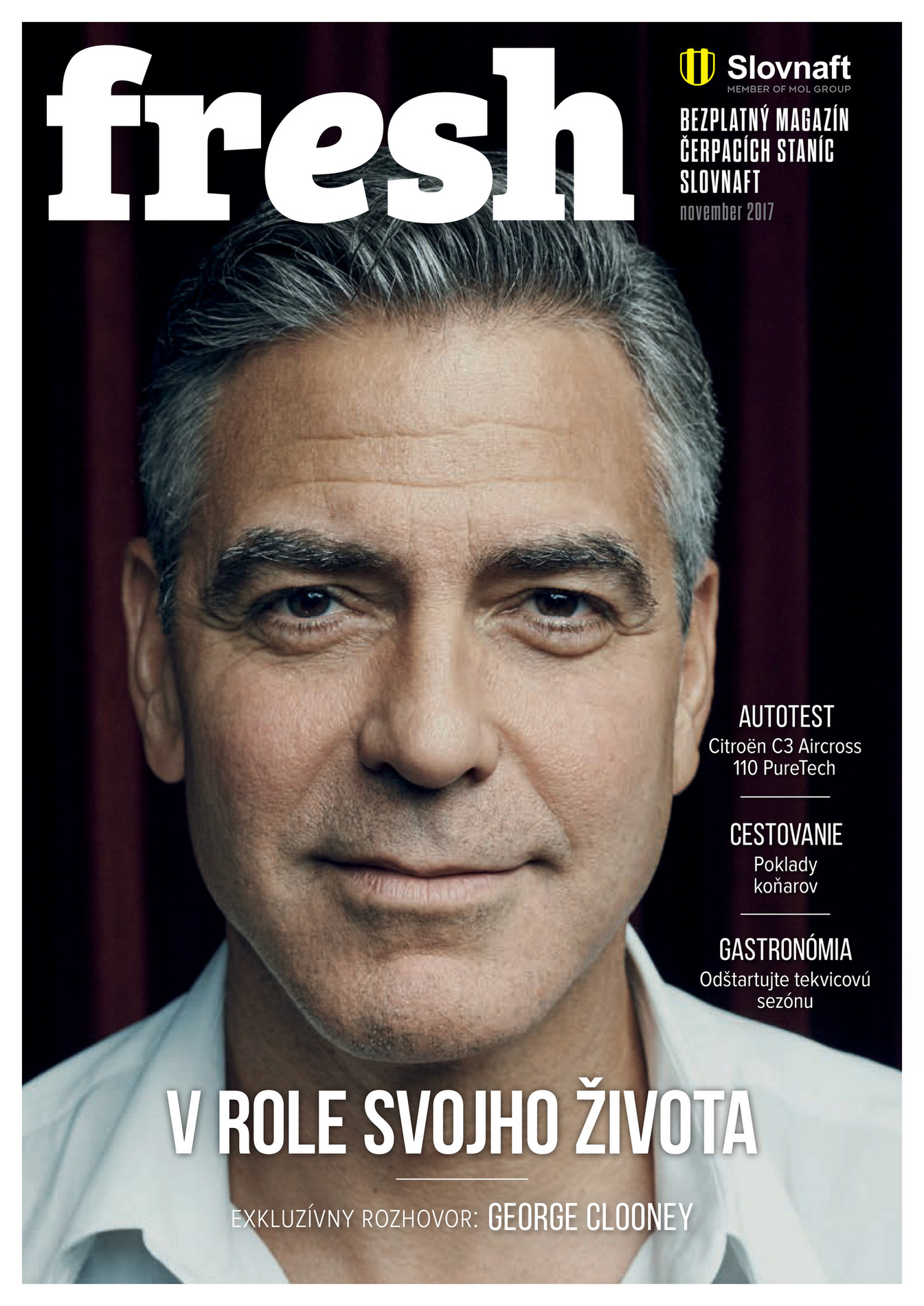 Slovnaft Fresh Magazín November 2017 Strana 1