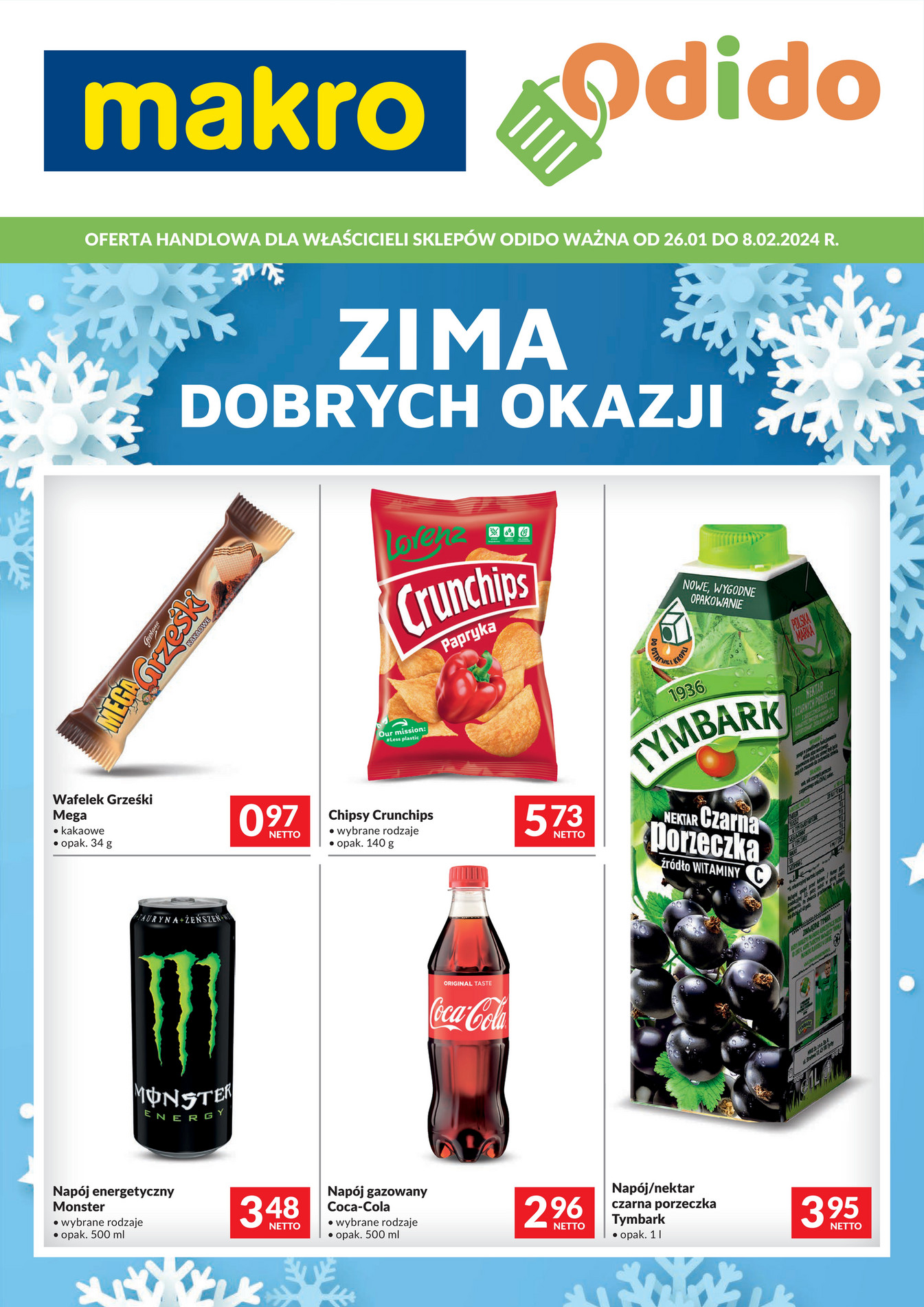 Gazetka Promocyjna MAKRO login - ODIDO Zima dobrych okazji - Strona 1