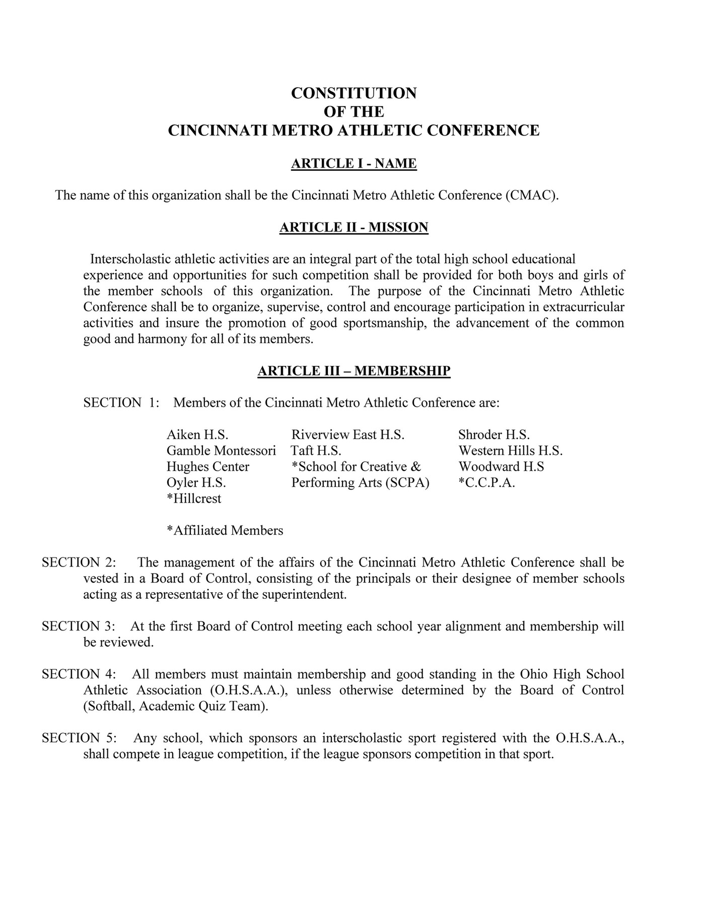 My publications - CMAC Constitution & Bylaws - Page 1 - Created with Publitas.com