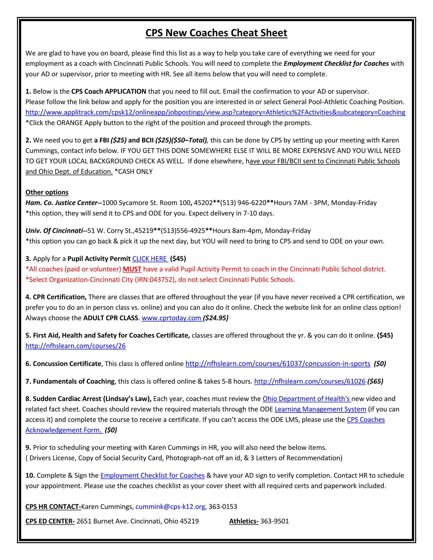 My publications - CPS New Coach Cheat Sheet - Page 1 - Created with ...