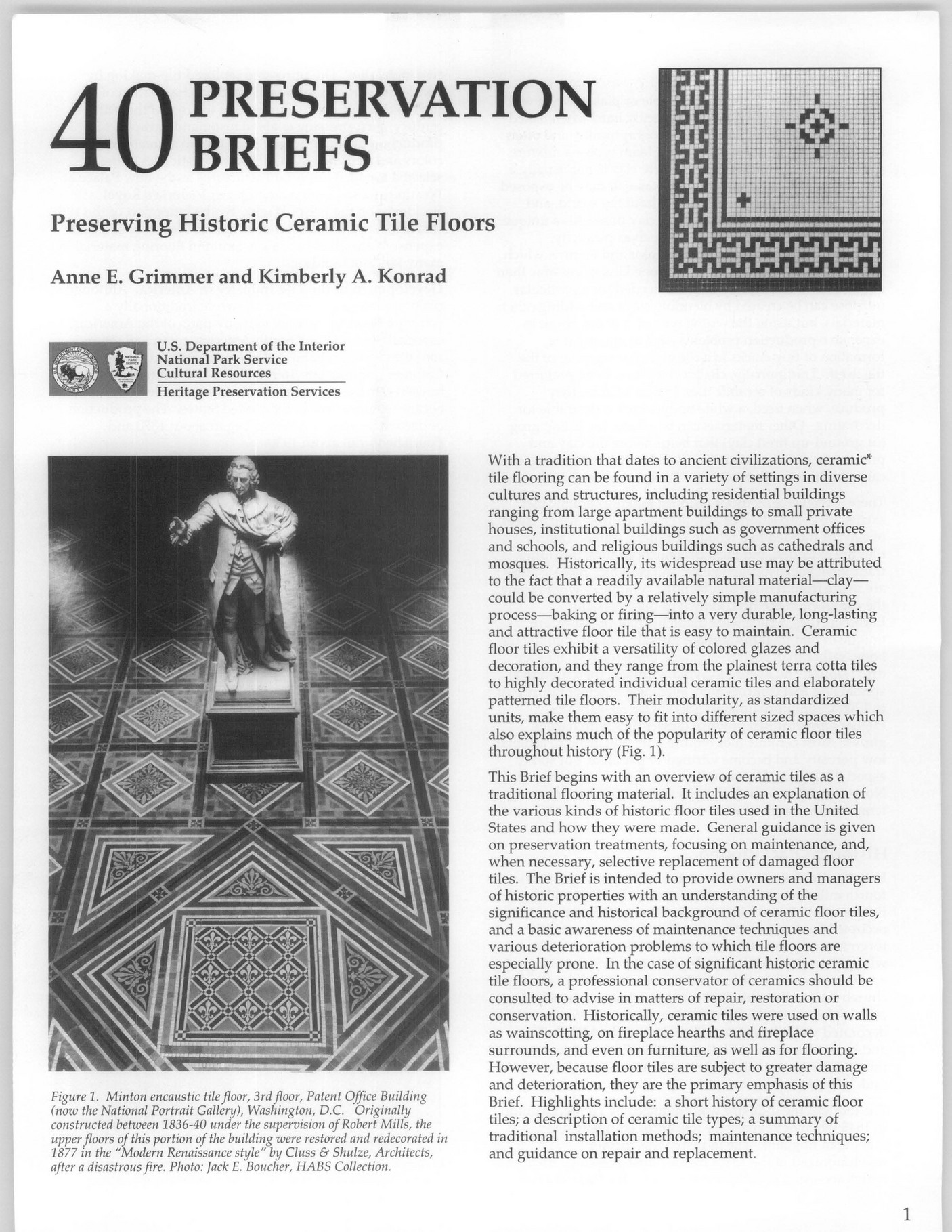 Ceramic City Stories - Preserving Ceramic Tiles Floors - Page 2-3 ...