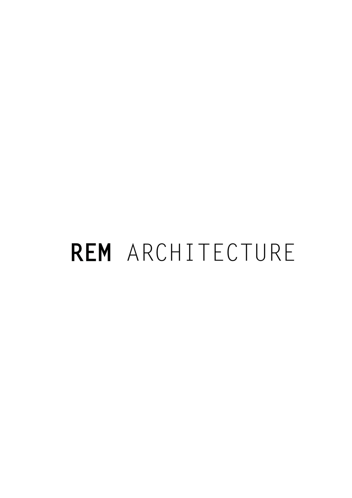 REM ARCHITECTURE - REM_BOOK 2016 - Page 1 - Created with Publitas.com
