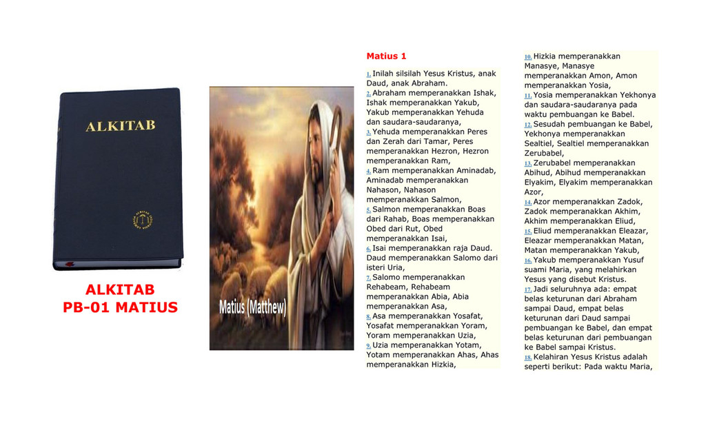 Indonesia - ALKITAB PB-01 MATIUS - Page 1 - Created with Publitas.com