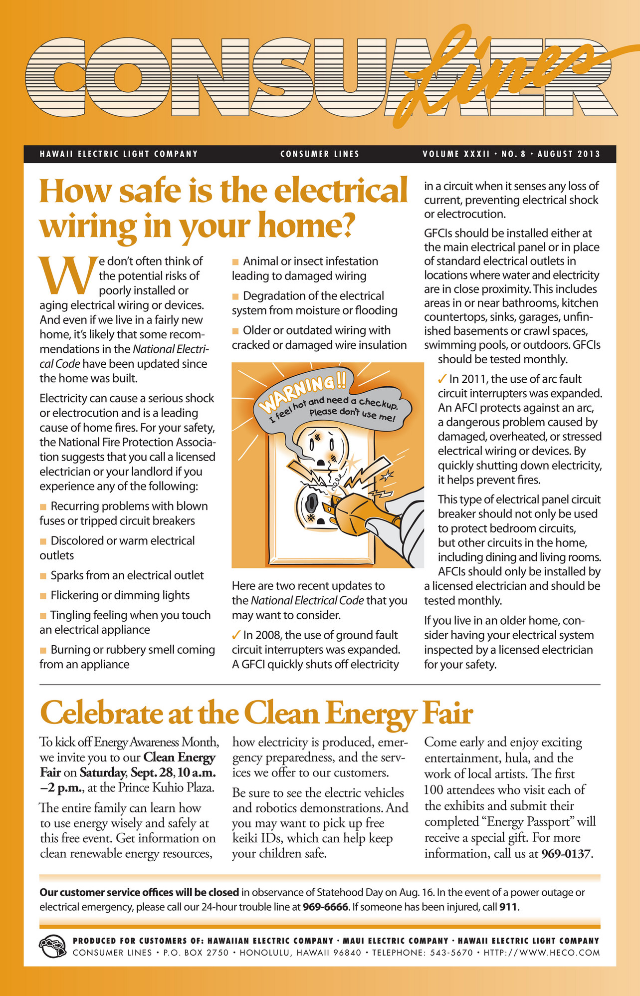 Hawaiian Electric - HLT 2013 August Hookui - Page 1