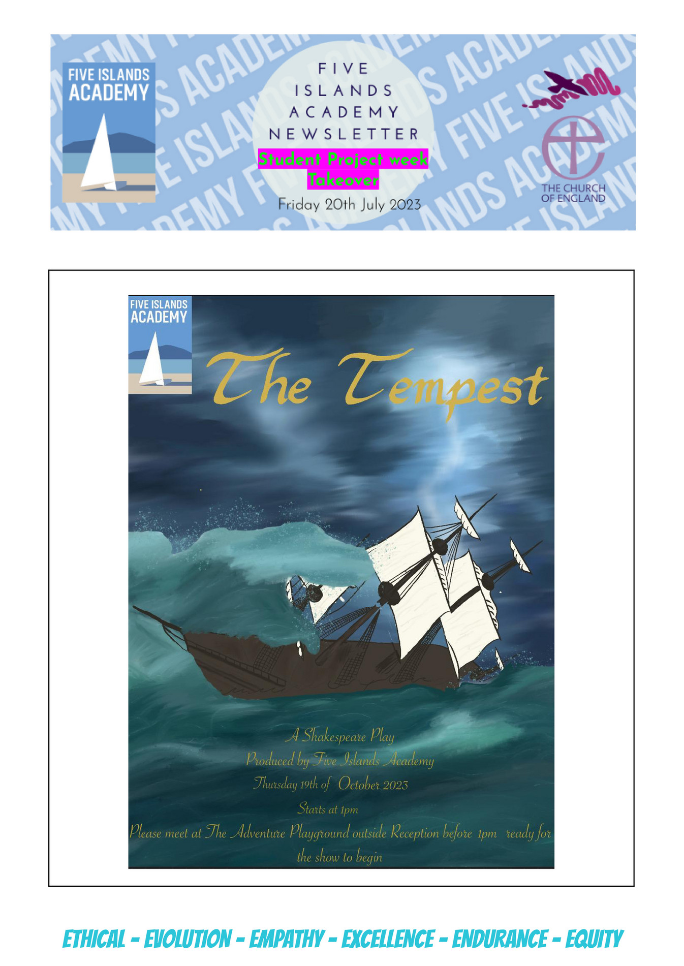My publications - Student Takeover Newsletter - The Tempest 20th October 2023 - Page 12-13 ...