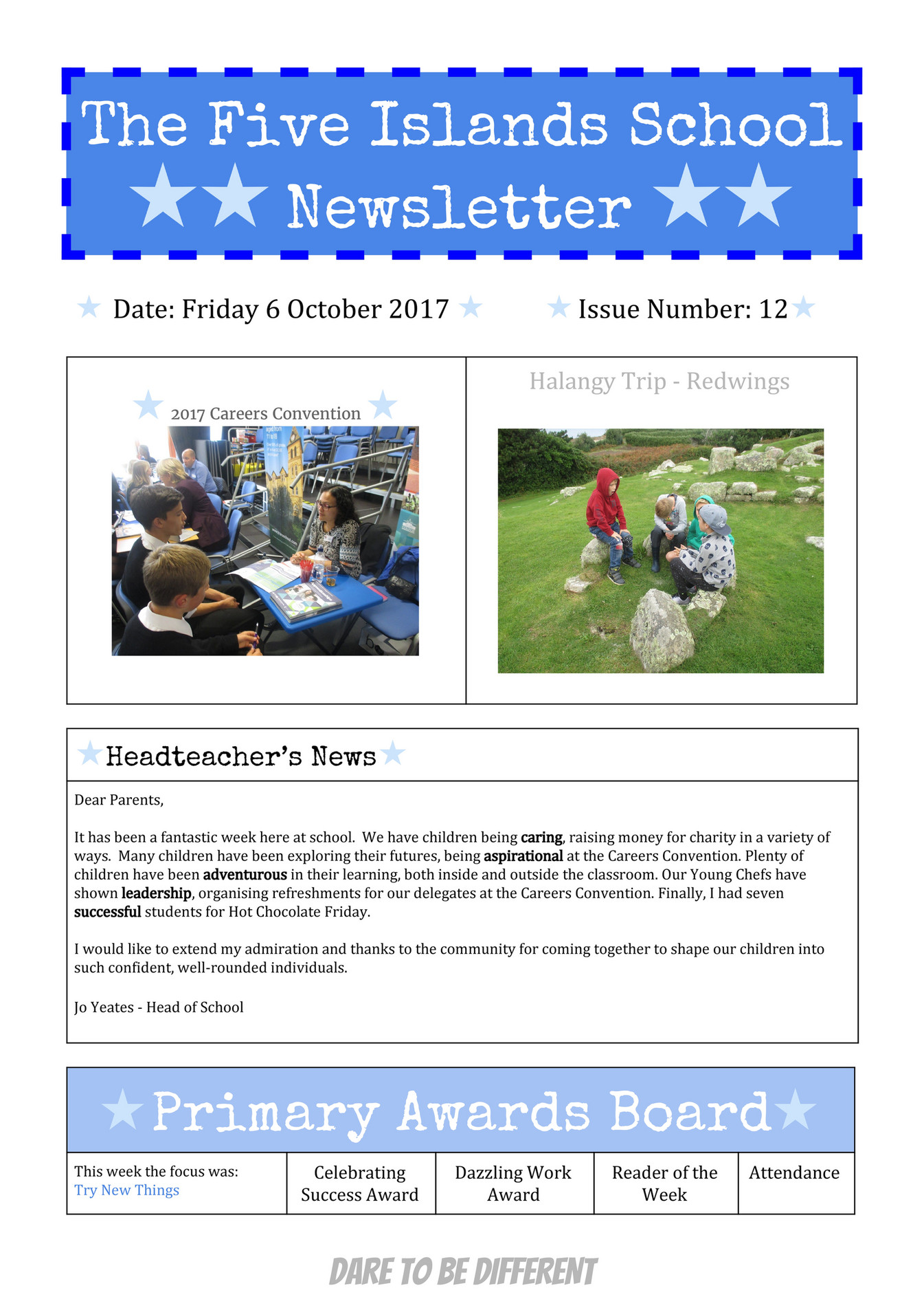 School Newsletter (6th Oct 2017) - Page 1 - Created with Publitas.com